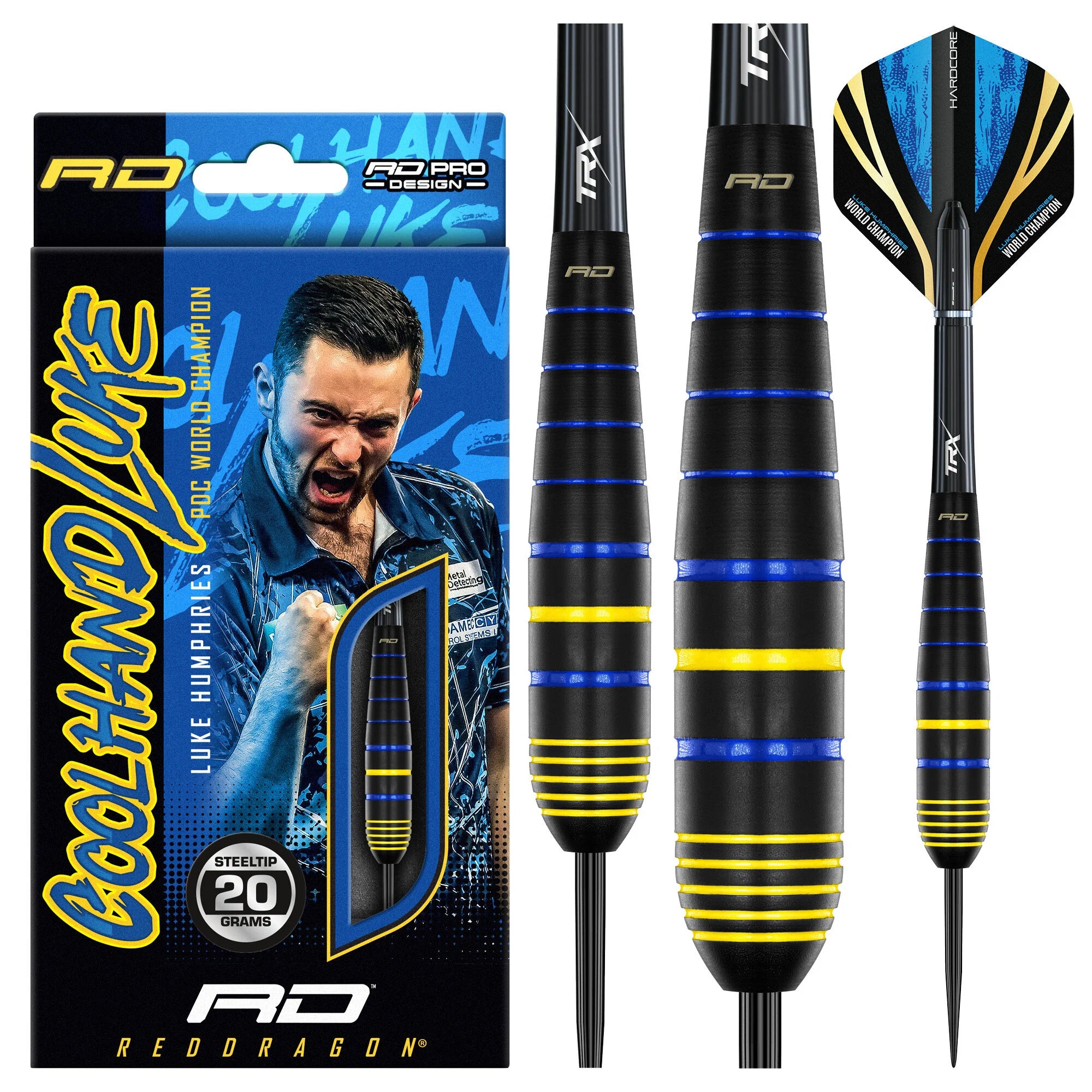 Red Dragon Luke "Cool Hand" Humphries Brass - Steel Tip - dartscorner ...