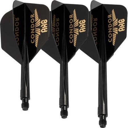 CONDOR AXE LOGO FLIGHT SYSTEM - SMALL BLACK - DART – Dartscorner